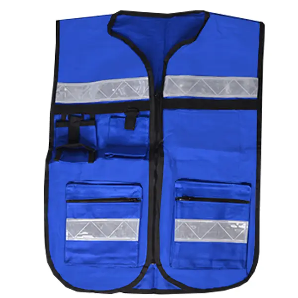 CHALECO REPORTERO MRS AZUL REY UNITALLA | 101 Grados